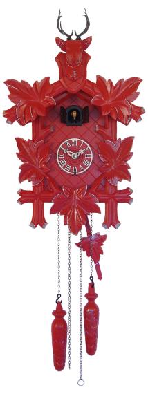 Tienda de relojes cucú con relojes cucú originales de la selva negra